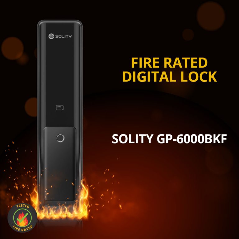 Solity GP-6000BK Fire Rated Digital Lock