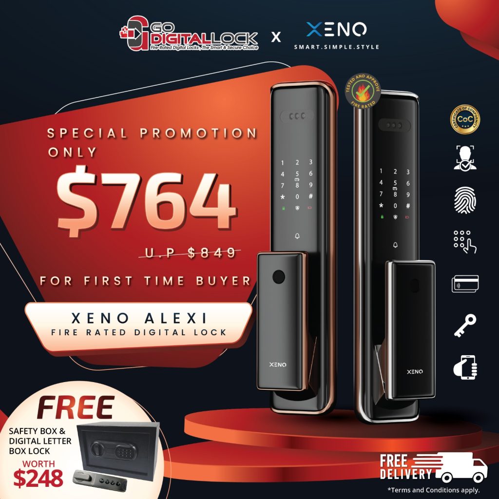 Xeno Alexi Fire-Rated Digital Lock | Go Digital Lock